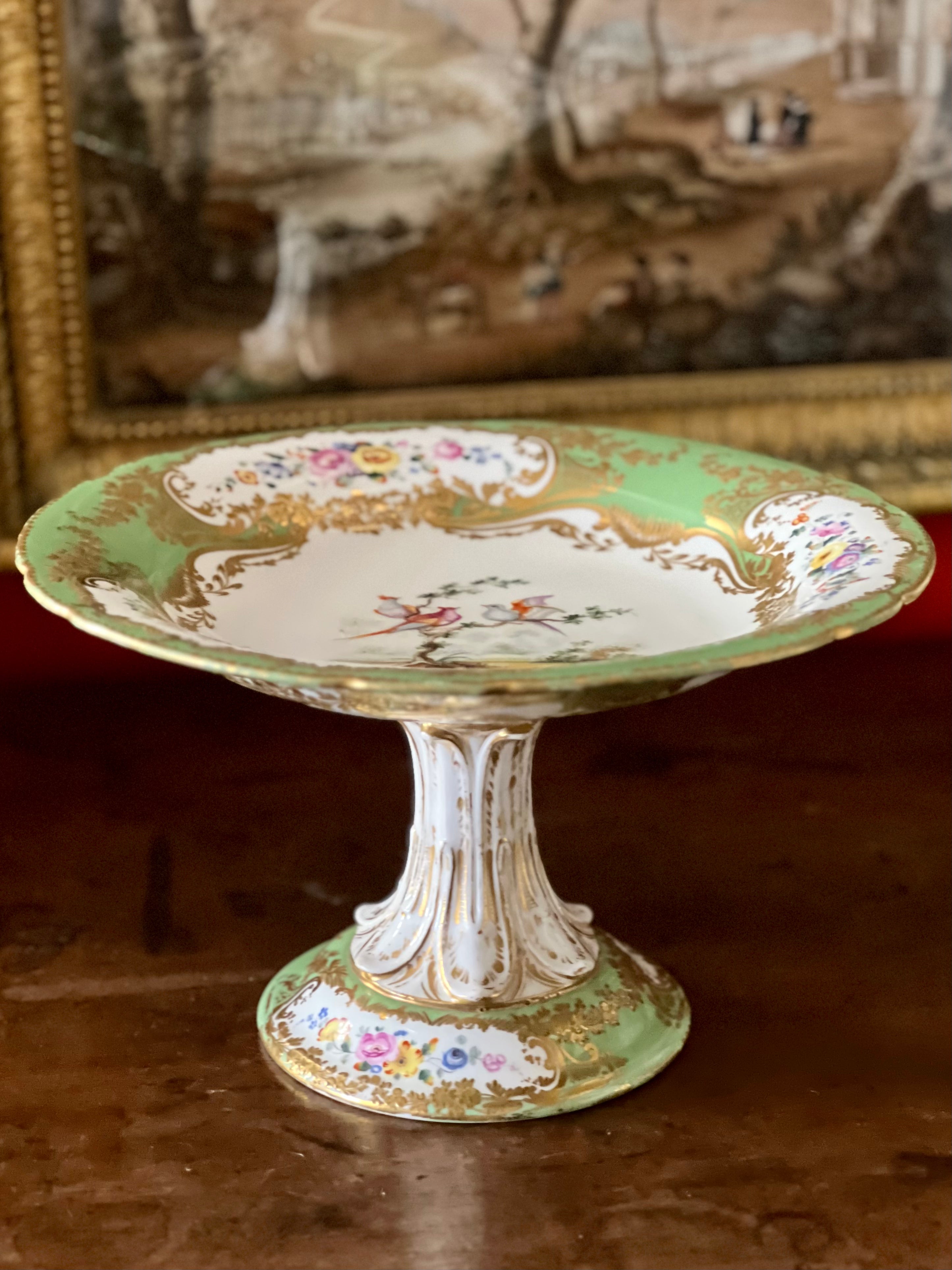 A fine Coalport Comport English Circa 1832 – Hamish Clark Antiques