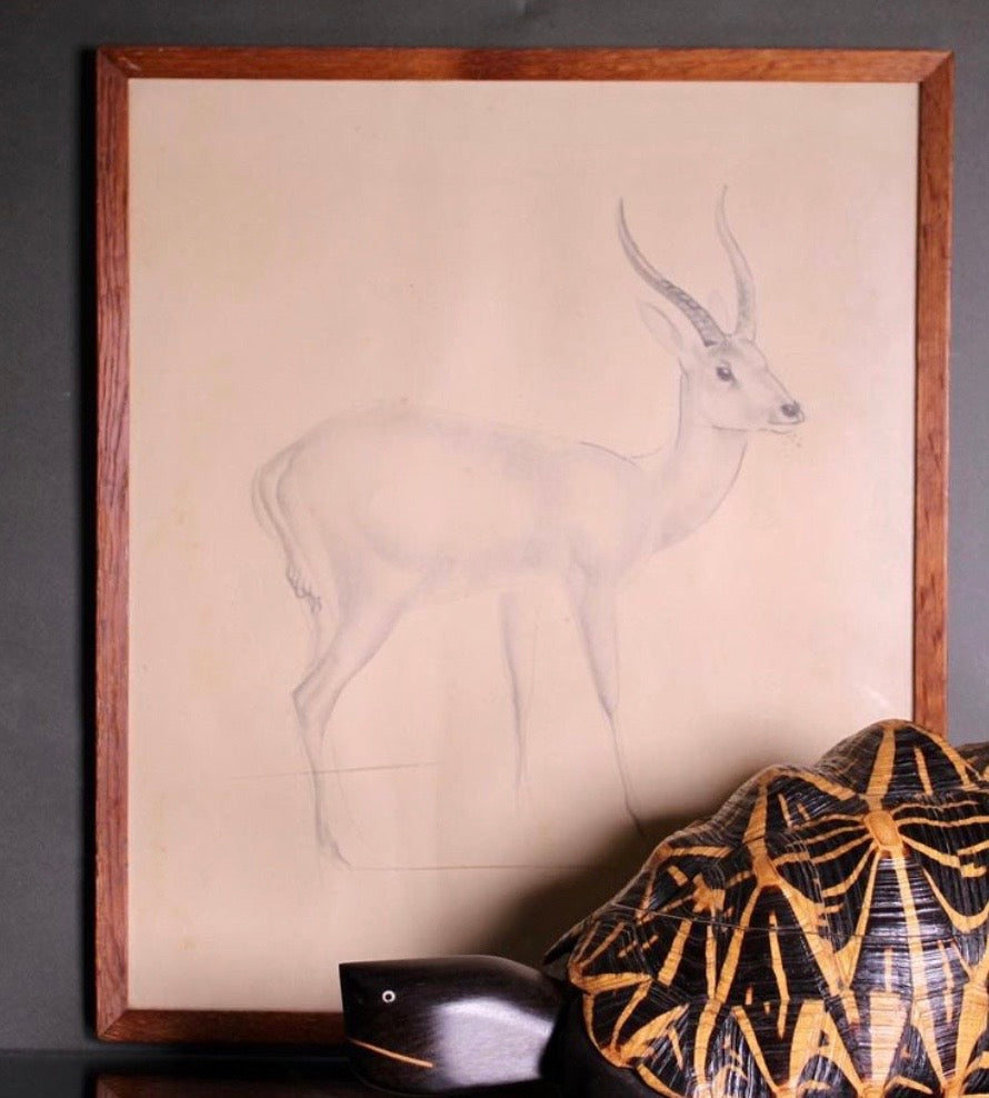 John Rattenbury Skeaping, British (1901-1980) Framed pencil drawing ...