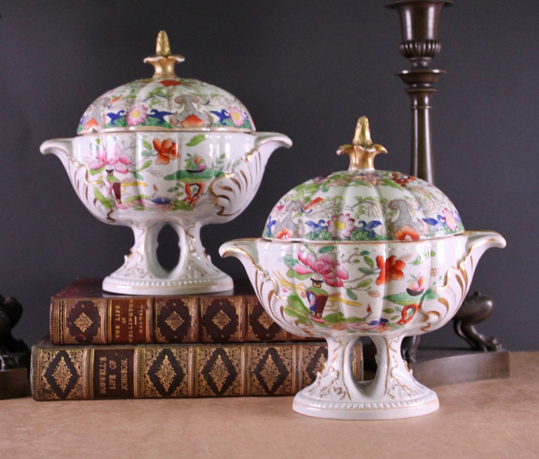 A rare pair of Mason's Ironstone Desert Tureens, circa 1813-20 – Hamish ...